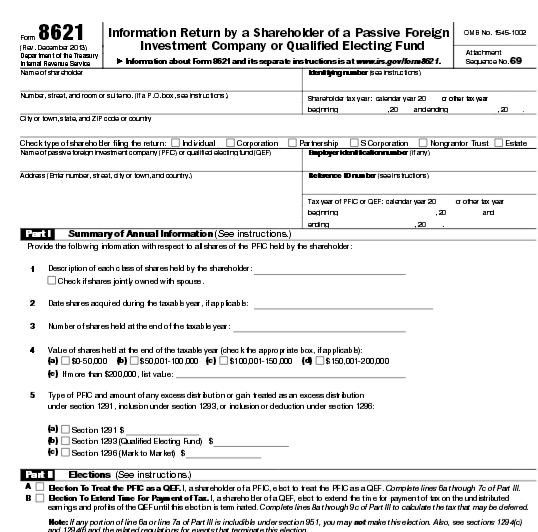 “PFICs” – What is a PFIC – and their Complications for USCs and LPRs ...