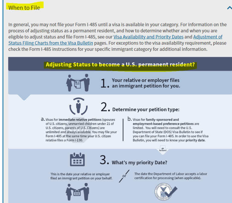 Immigration Forms, I-407; I-485, Application to Register Permanent ...